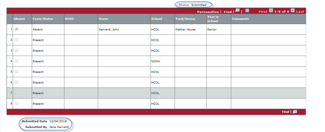 Submitting Student Absences Using the Exam Roster in my.harvard (FAS ...