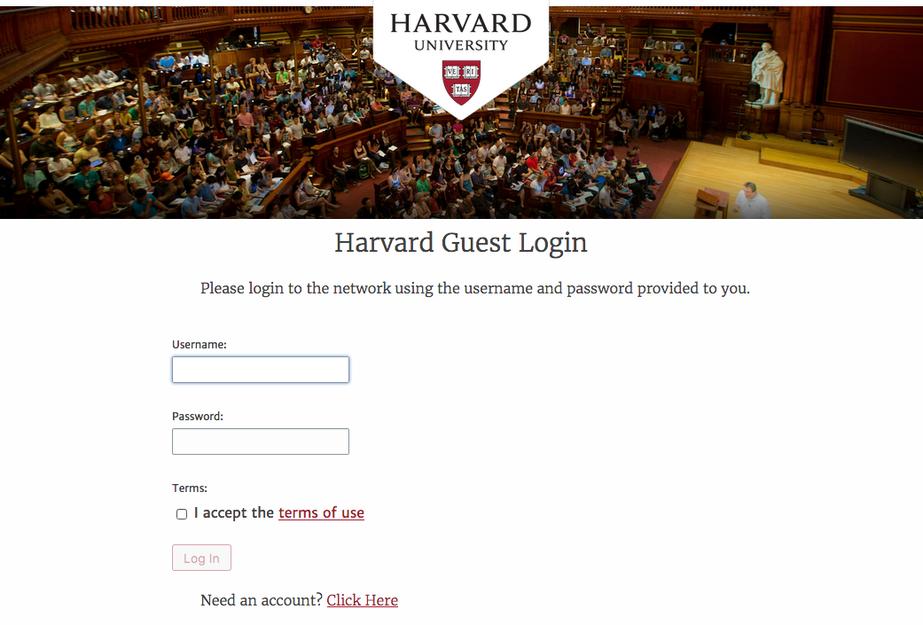 Connect to Harvard Wireless as a guest - IT Help