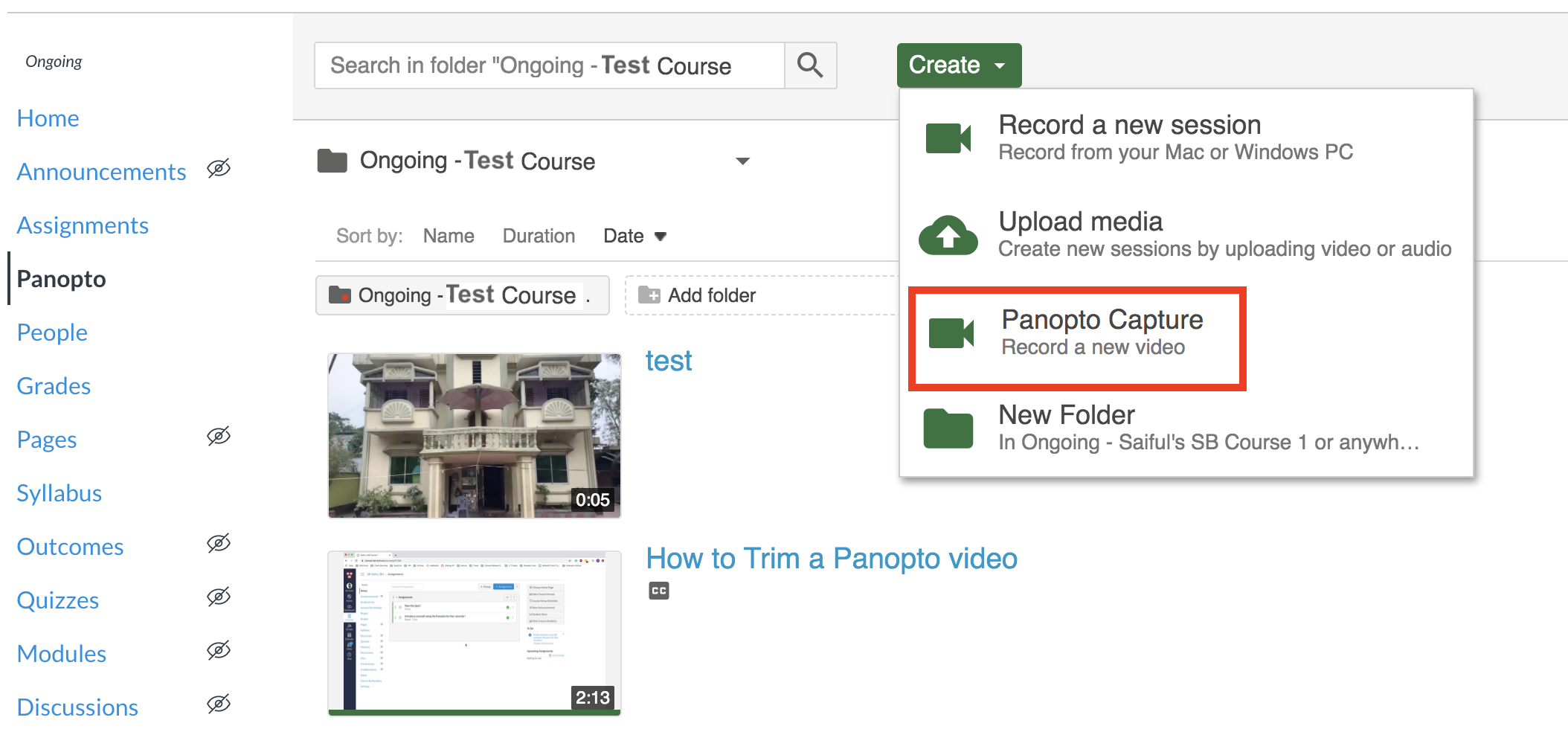 Pre-record classroom videos with Panopto Capture - IT Help
