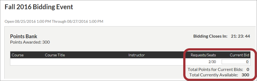 Bidding in my.harvard - IT Help